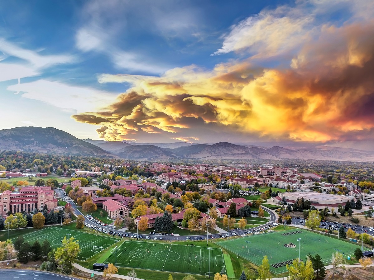 CU Boulder Campus Aerial Photo - Real Estate Photography and Video by ...